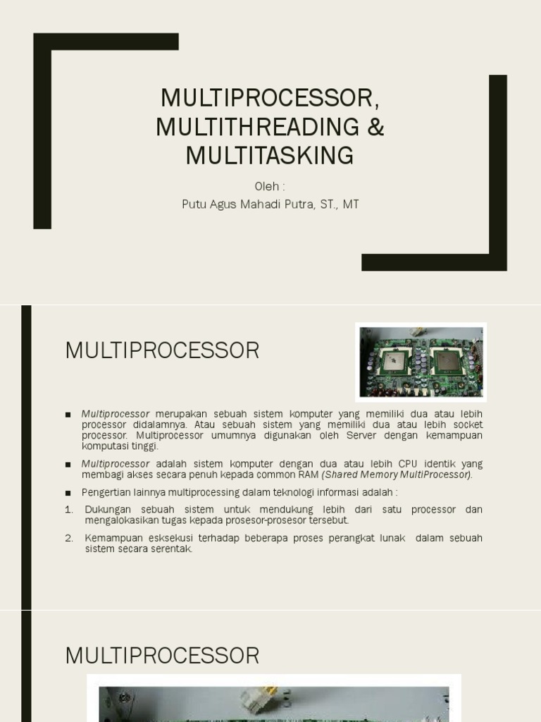 MULTIPROSESOR | PDF