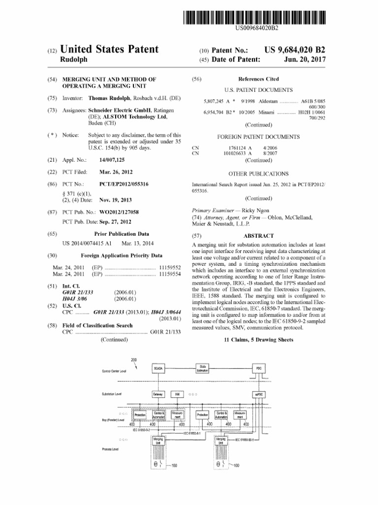 Substation Automation Merging Unit | PDF | Input/Output | Analog To ...