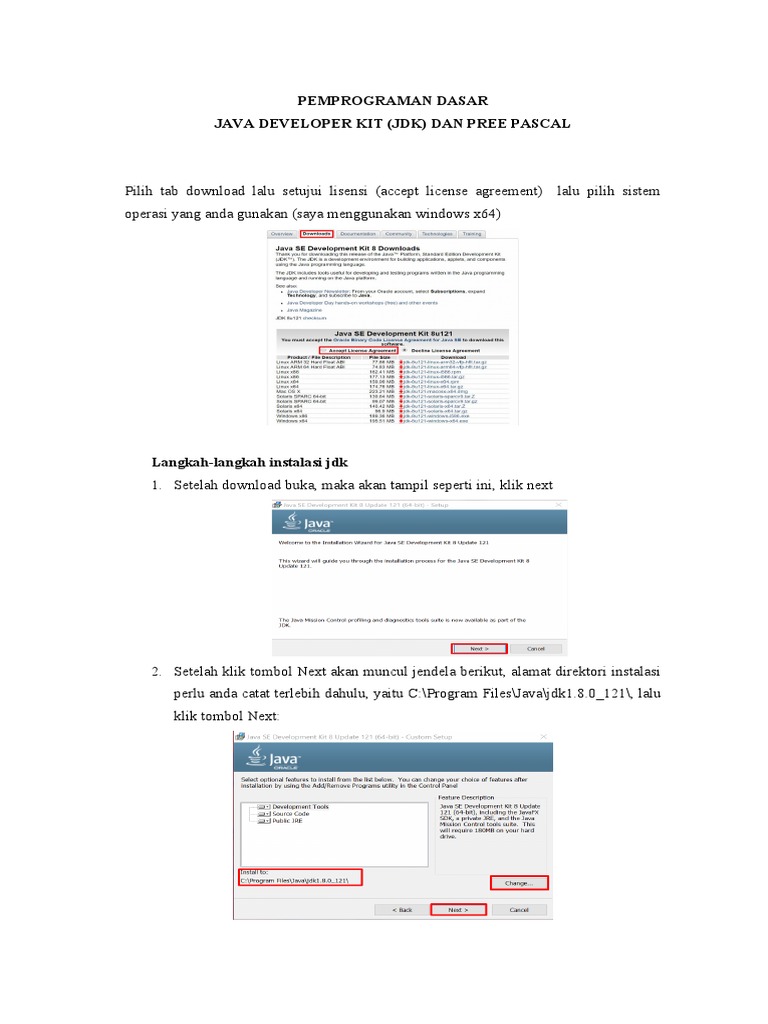 Makalah Pemrograman Dasa Java Develotmen Kit Dan Free Pascal | PDF | Seni | Teknologi & Rekayasa