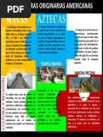 CUADRO COMPARATIVO Mayas, Aztecas, Incas | PDF | Civilización maya | Imperio Inca
