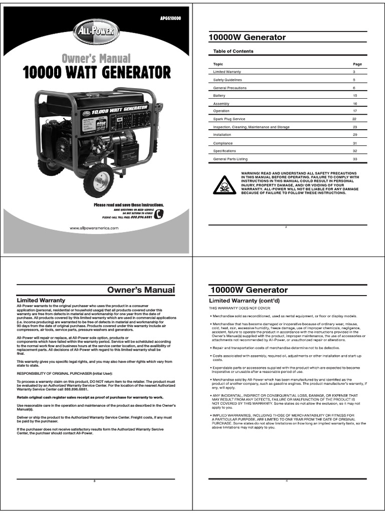 All Power Generator | PDF | Electricity | Manufactured Goods