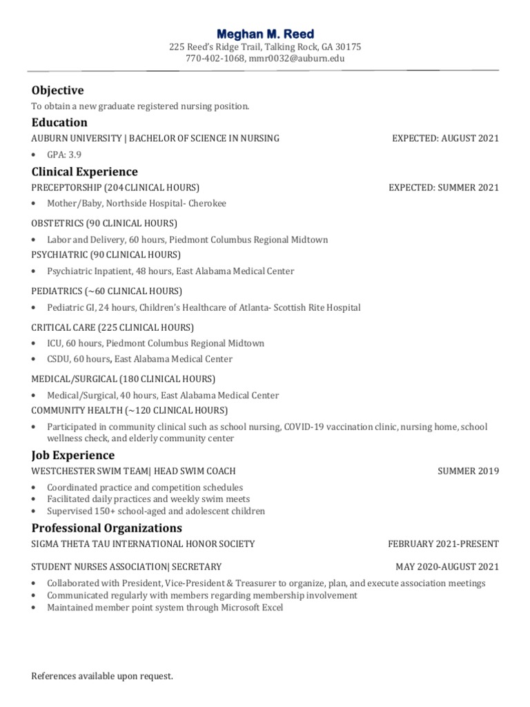 Eportfolio Resume | PDF