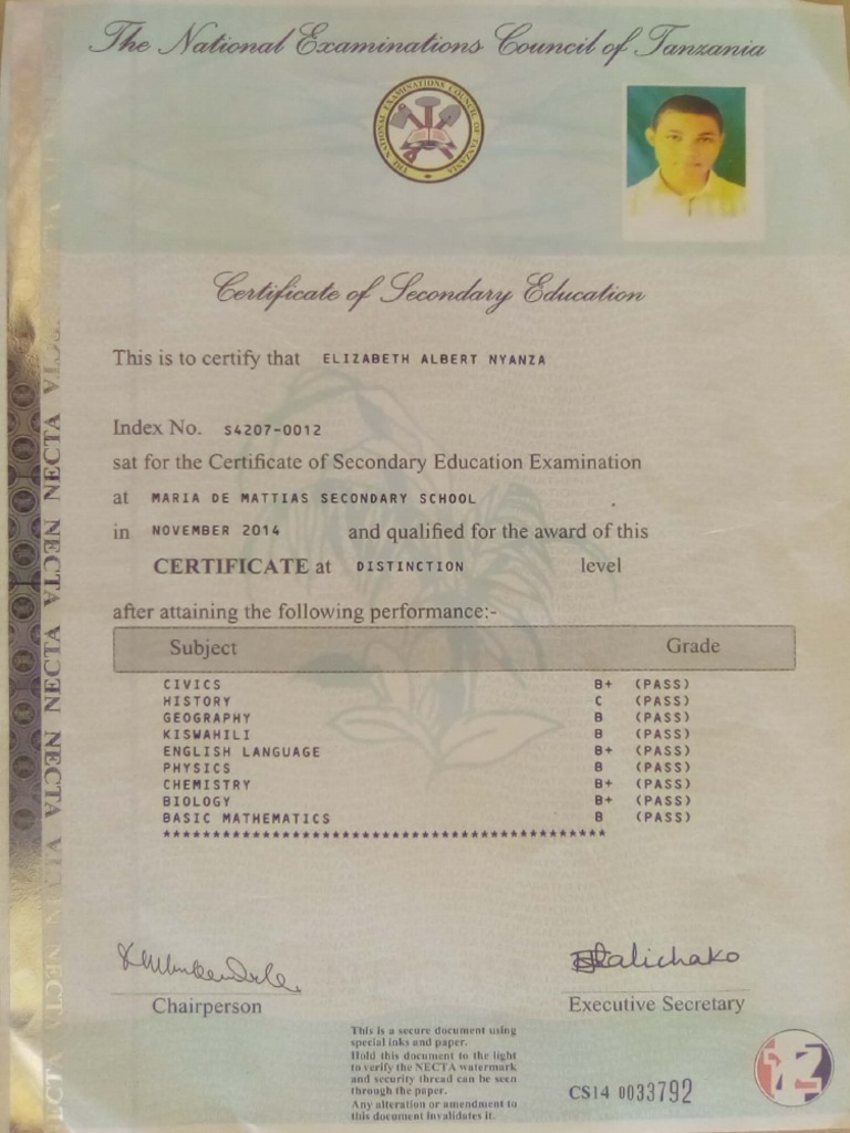 Form Four NACTE PDF | PDF