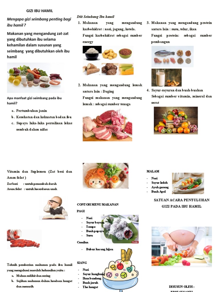 MAKANAN BERGIZI UNTUK IBU HAMIL | PDF