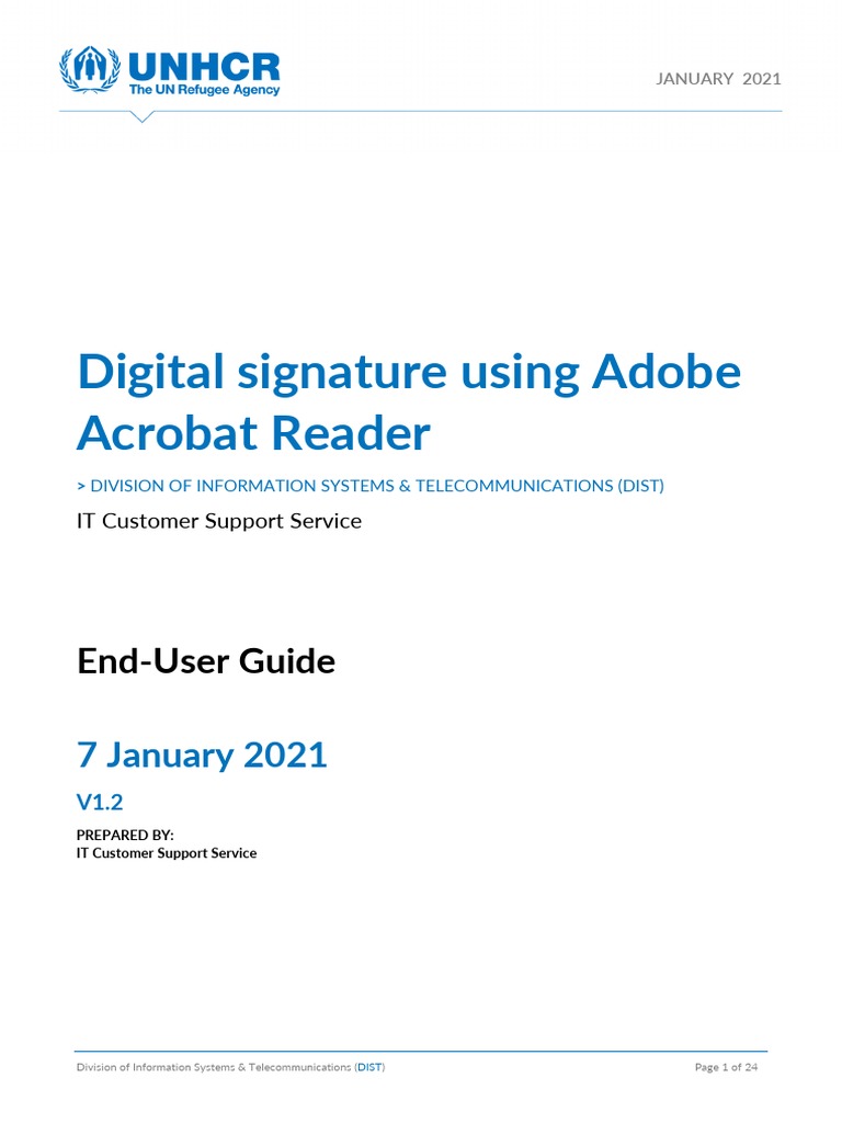 Digital Signature Using Adobe Acrobat - User Guide | PDF | Mobile App ...