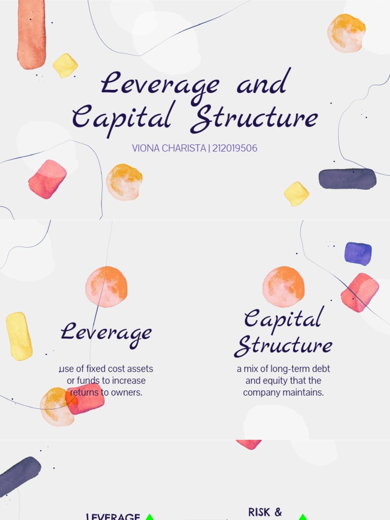 Leverage and Capital Structure | PDF | Leverage (Finance) | Capital ...