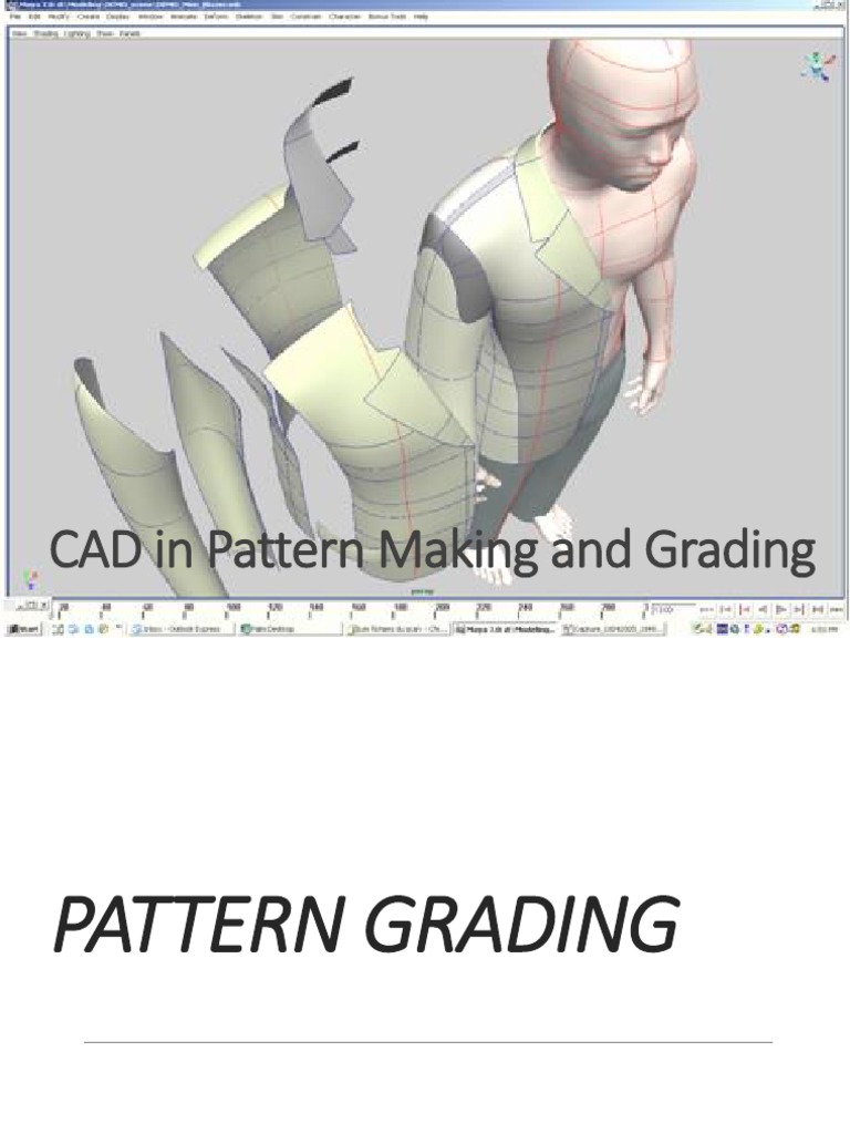 CAD in Pattern Making and Grading | Download Free PDF | Cartesian ...
