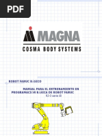 Manual de Programacion Fanuc Robots | PDF | Robot | Robótica