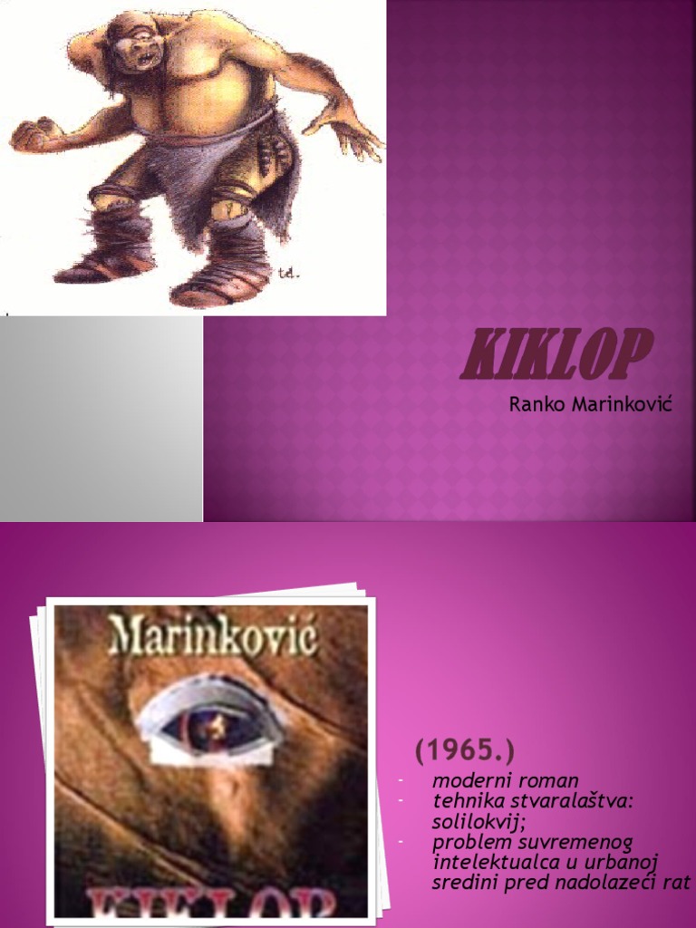 Kiklop R.marinković | PDF