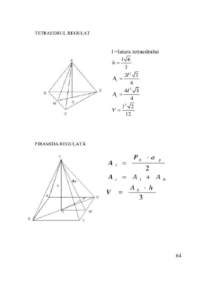 Volum Piramida | PDF