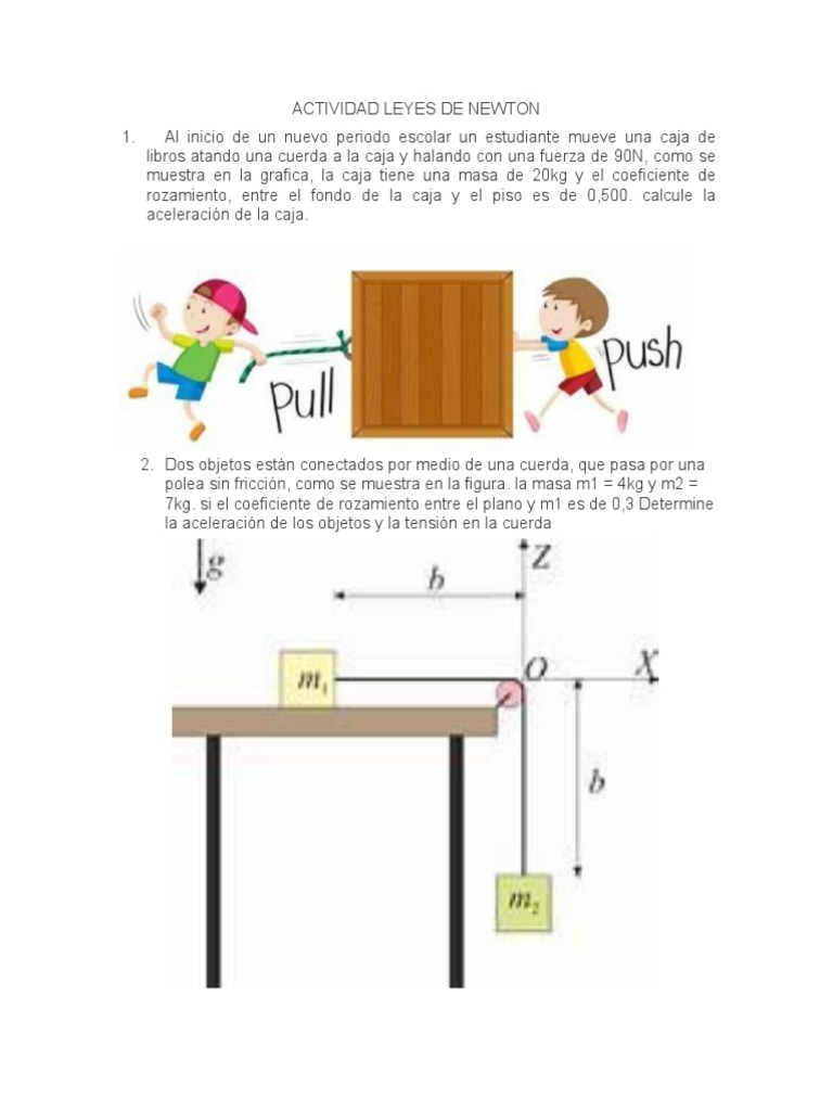 Actividad Leyes de Newton | PDF