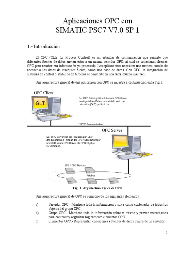 OPC OpenPCS7 | PDF | Informática | Ingeniería Informática