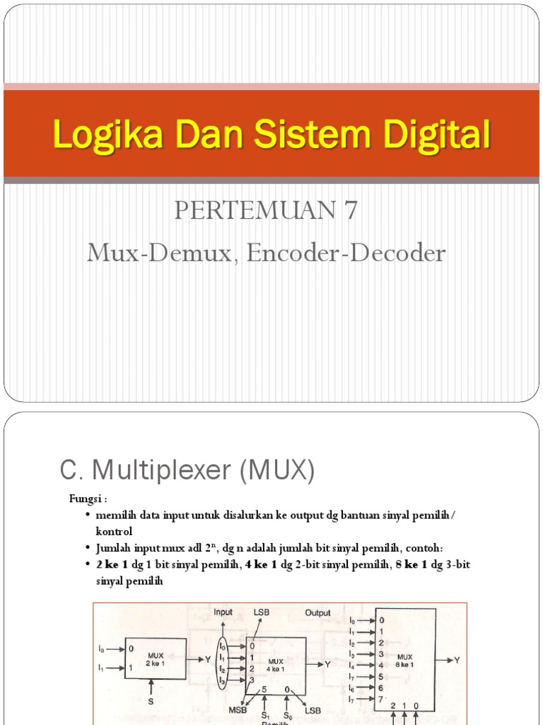 7 Mux Demux Enc Dec | PDF