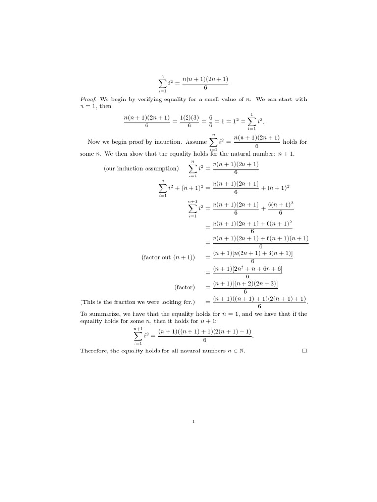 Sum of Squares | PDF | Teaching Mathematics | Logical Consequence