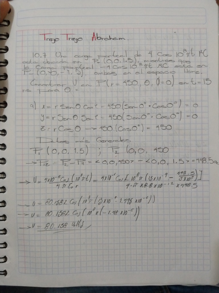 Ejercicio 10.7 | PDF