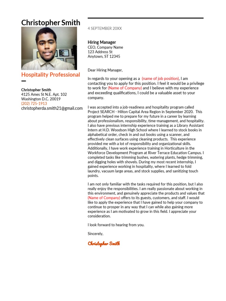 Cs Cover Letter Template 20-21 2 | PDF | Economies | Business