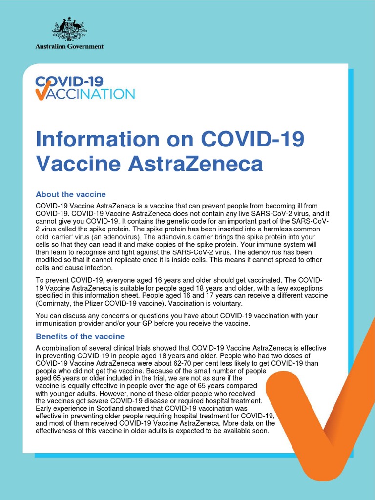 AstraZeneca COVID-19 Vaccine Overview | PDF | Vaccines | Adenoviridae
