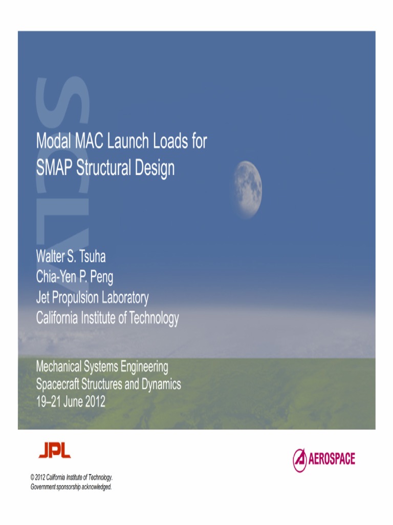 Modal MAC Launch Loads SMAP | PDF