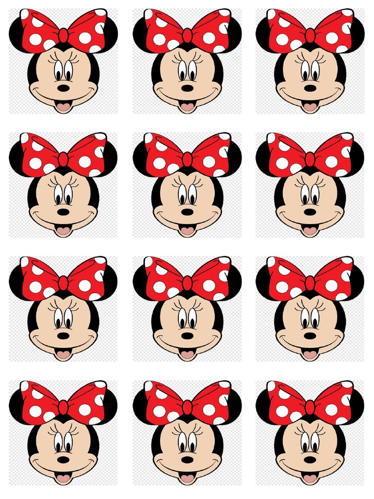 Macaron Sablon - Minnie Mouse. | PDF