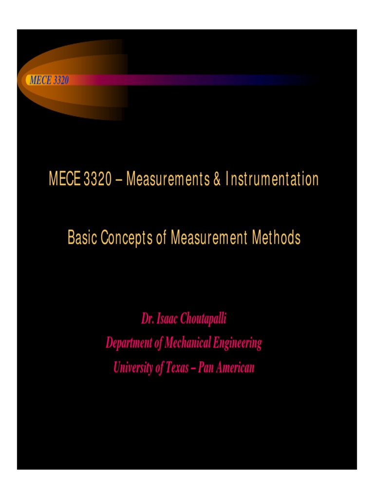 Basic Concepts of Measurements | PDF | Mole (Unit) | Observational Error