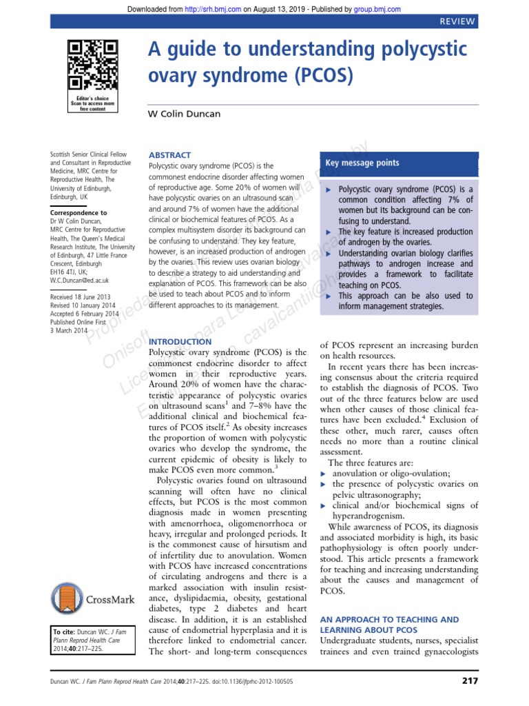 A Guide To Understanding Polycystic Ovary Syndrome (PCOS) | PDF ...
