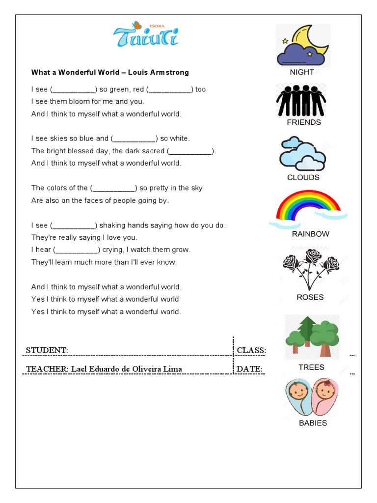 What A Wonderful World | PDF