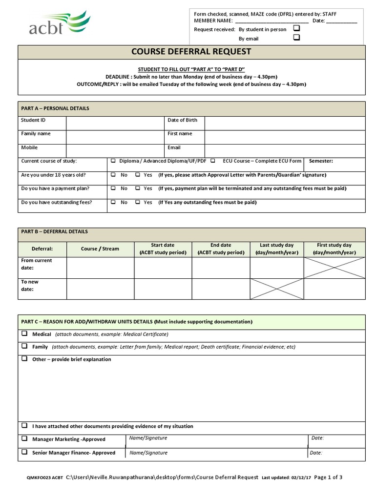 C:/Users/Neville - Ruwanpathurana/desktop/forms/Course Deferral Request ...