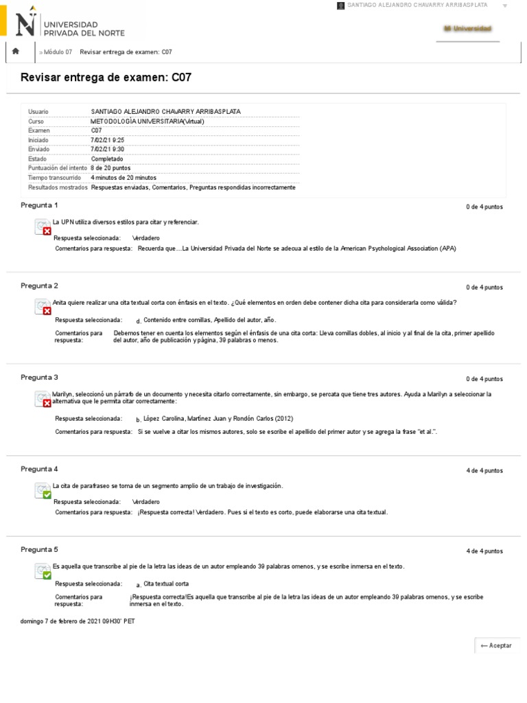 Examen Modulo 7 | PDF