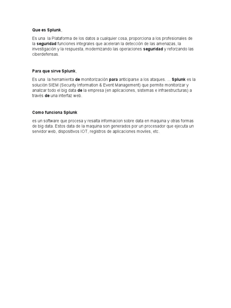 Que Es Splunk | PDF