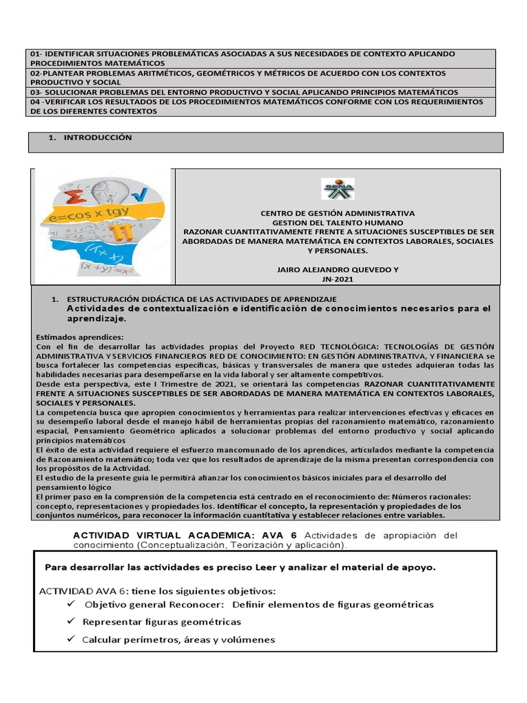 Ava 6 Raz Math | PDF | Triángulo | Rectángulo