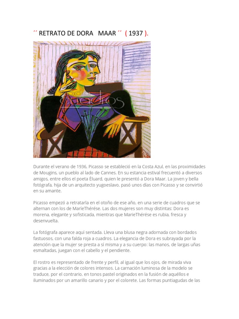 Retrato de Dora Maar | PDF