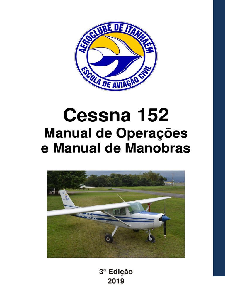 Manual de Operações Cessna 152 C152 | PDF | Flap (Aeronáutica) | Avião