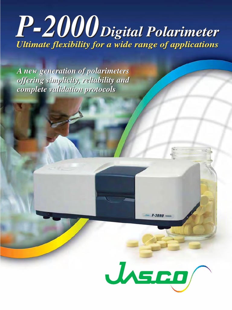 P-2000 Digital Polarimeter Overview | PDF | Ultraviolet | Optical Filter