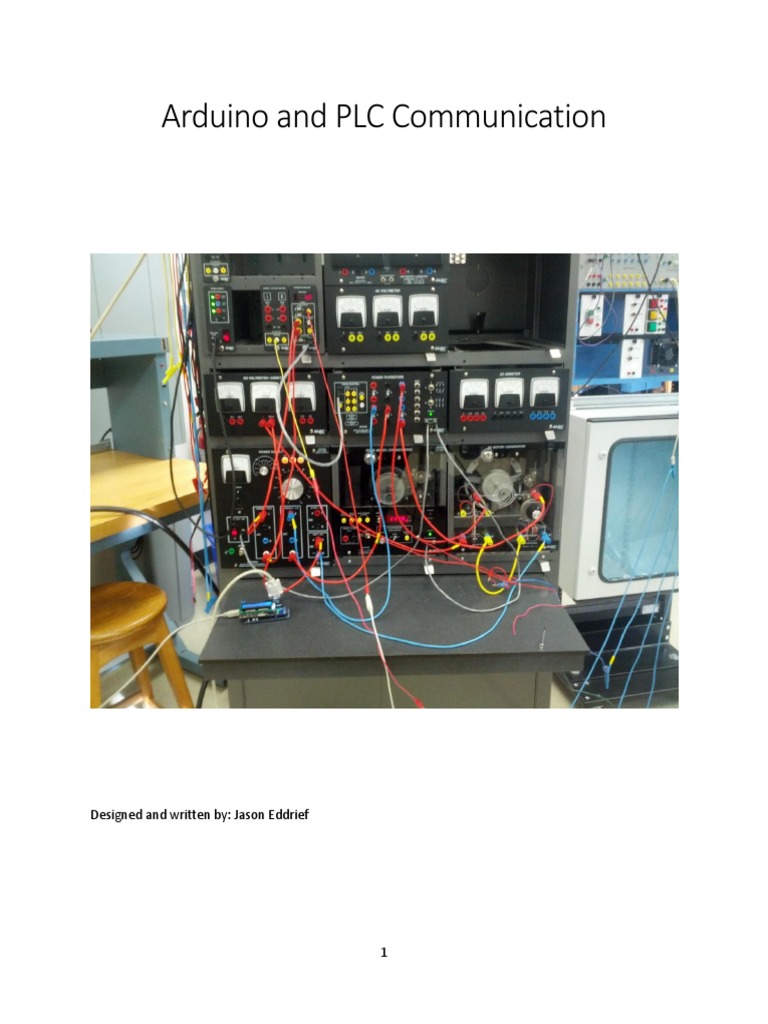 Arduino and PLC Communication: Designed and Written By: Jason Eddrief | PDF | Programmable Logic ...