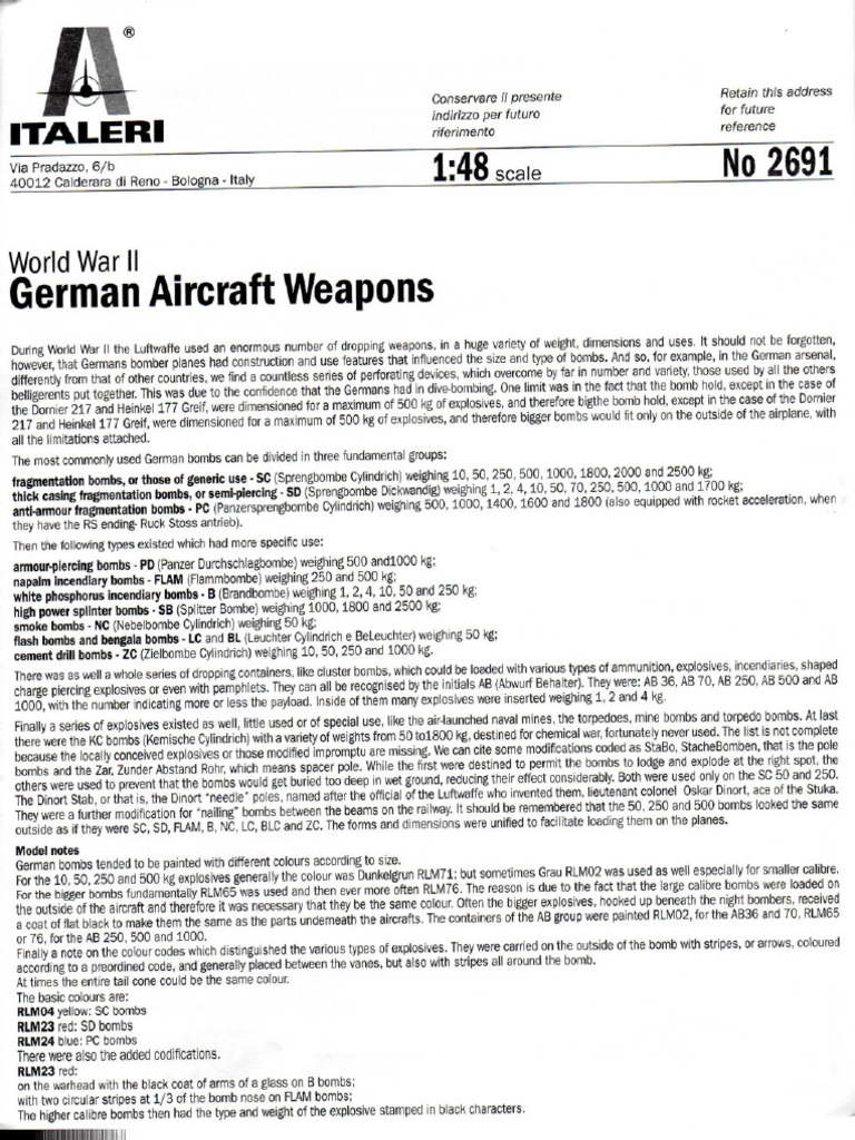German Bombs of World War II: A Comprehensive Analysis of Weaponry Used ...
