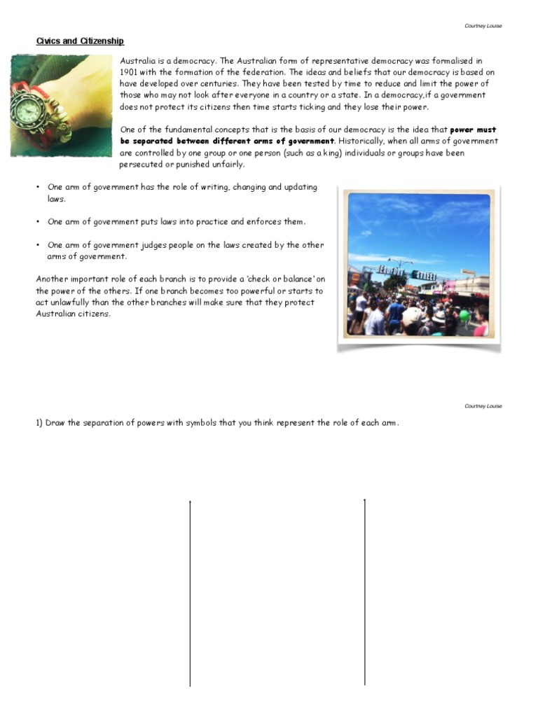 Civics and Citizenship: Courtney Louise | PDF | Judiciaries ...