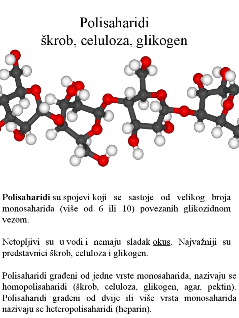Polisaharidi | PDF