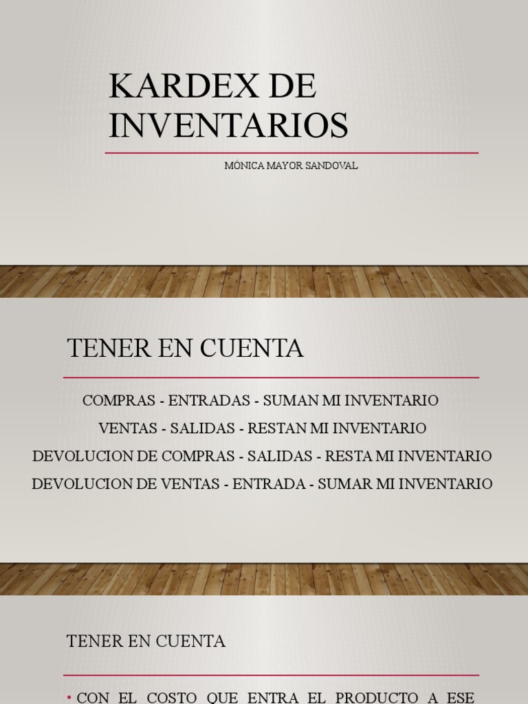 CLASE # 9 - Kardex de Inventarios | PDF | Inventario | Business