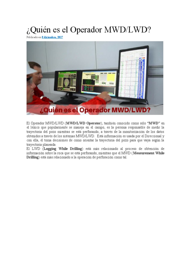 Que Es MWD y LWD | PDF