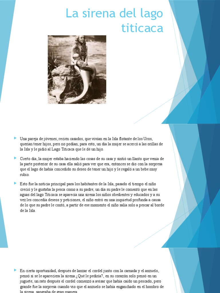 La Sirena Del Lago Titicaca | PDF | Sirena
