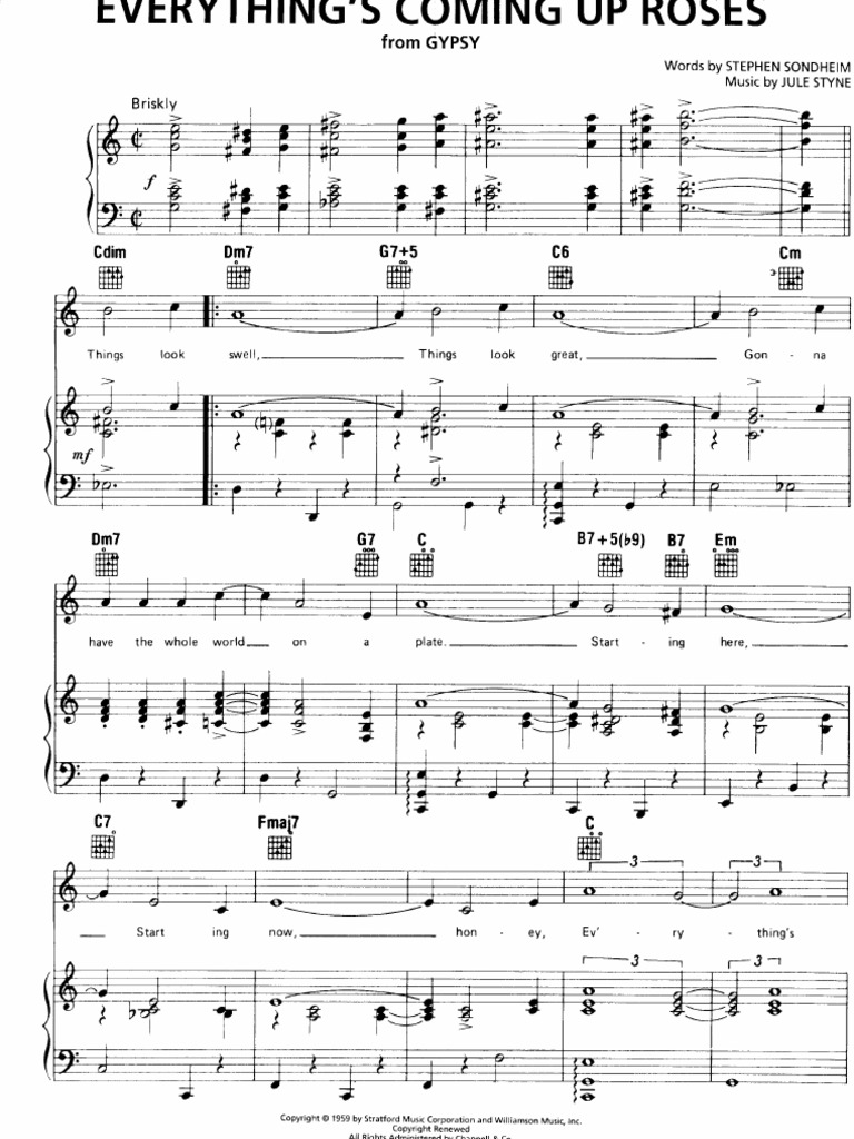 Everythings Coming Up Roses Gypsy | PDF