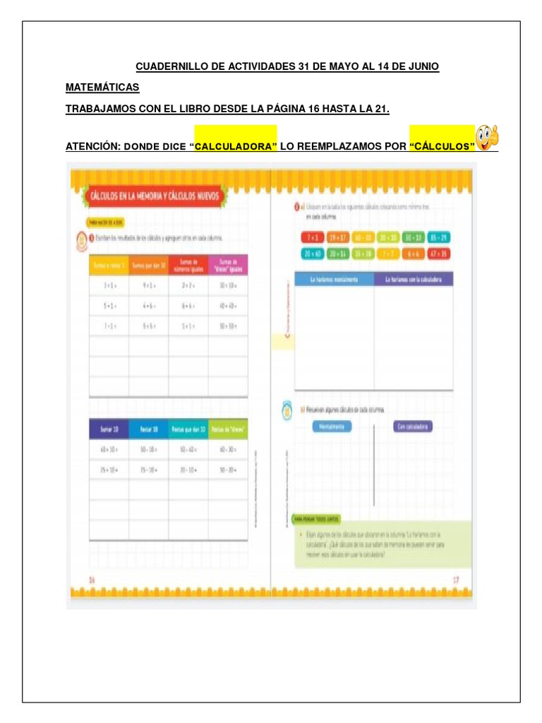 Segundo Gradocuadernillo de Actividades 31 de Mayo Al 14 de Junio | PDF