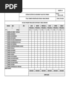 F-bel-A15.1-004 Planilla de Control Aseo - Baños | PDF