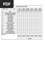 F-bel-A15.1-004 Planilla de Control Aseo - Baños | PDF
