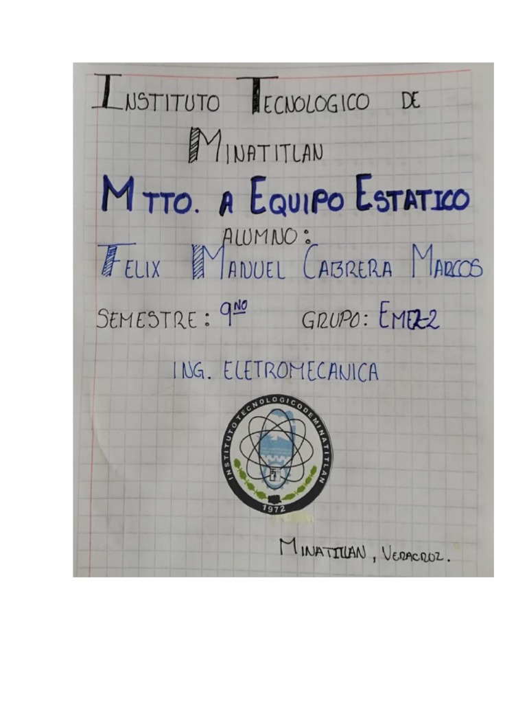 Unidad1 Equipos Estaticos | PDF