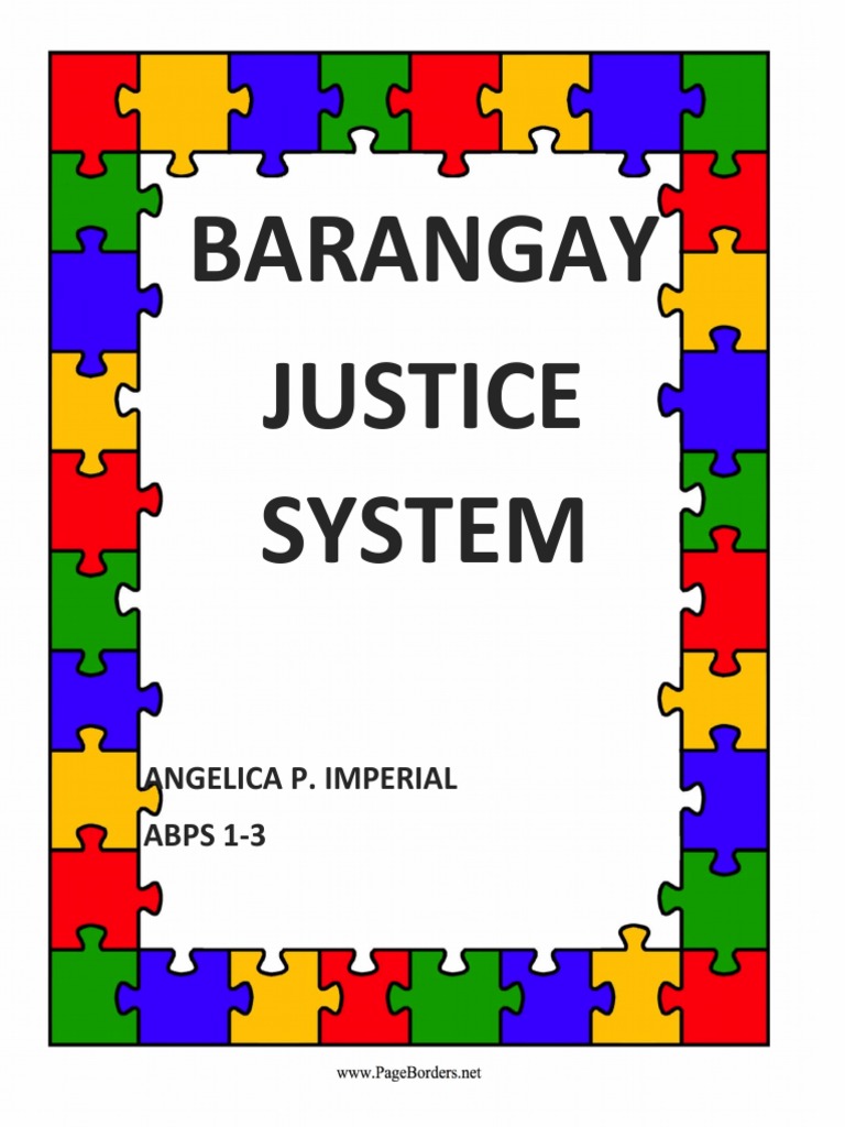 Barangay Justice System | PDF | Mediation | Arbitration