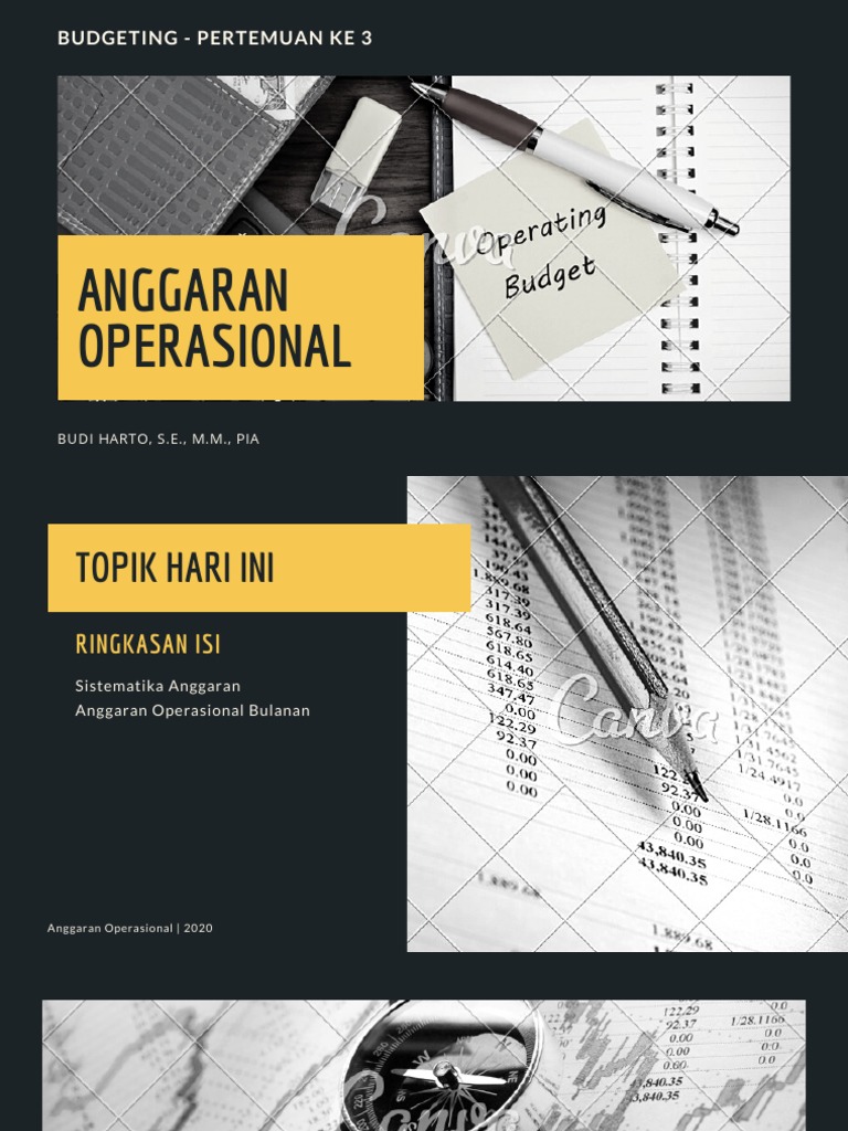 Anggaran Operasional | PDF