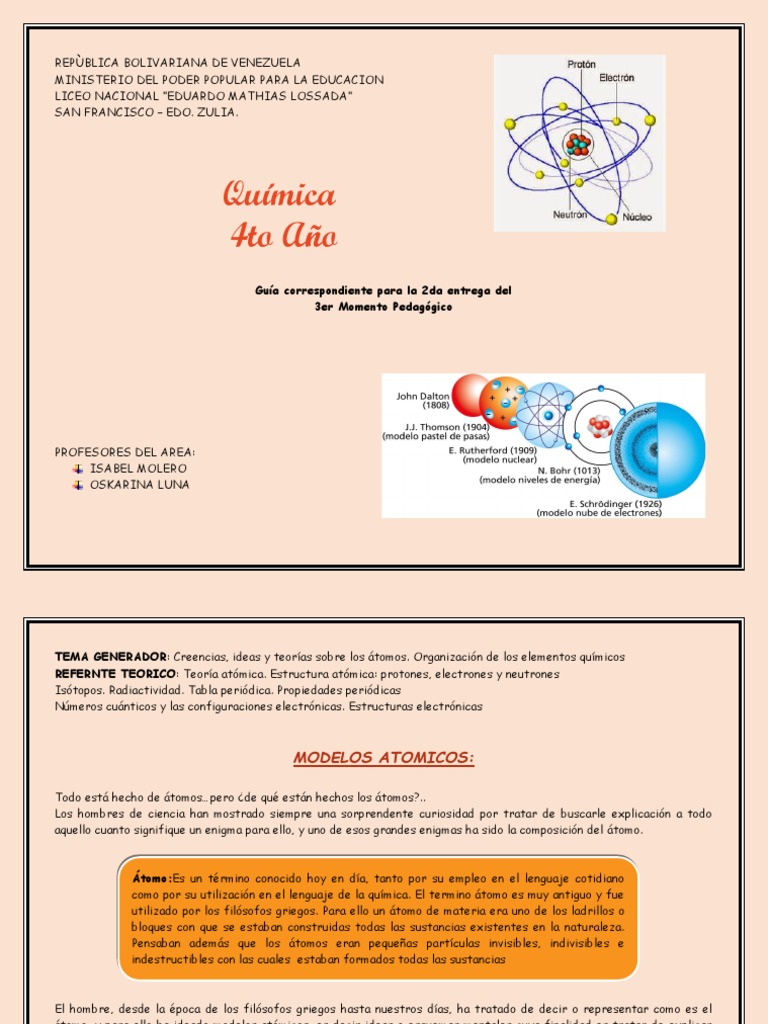 Qui Mica | PDF | Átomos | Núcleo atómico
