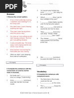 Achievers B1 Vocabulary Worksheet Consolidation Unit 2 | PDF | Clothing ...