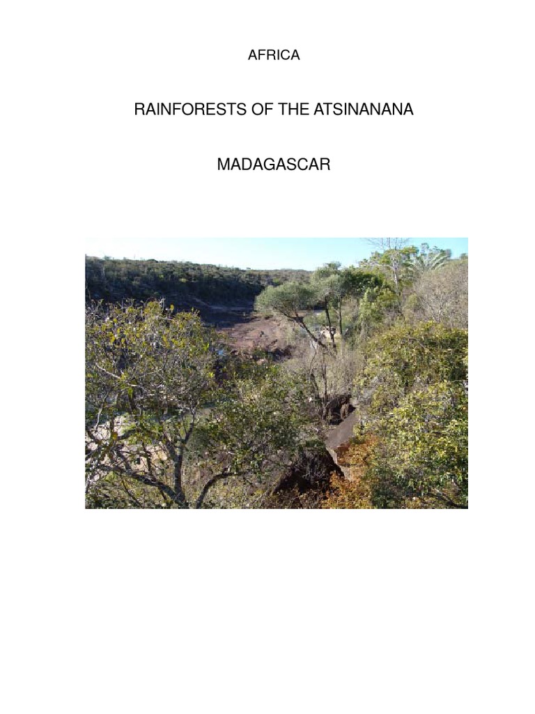 Rainforests of The Atsinanana: Africa | PDF | Madagascar | Biodiversity